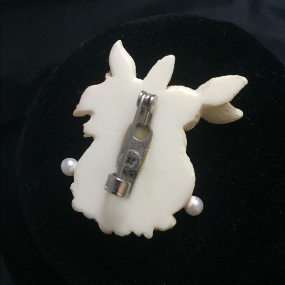Vintage | Jewelry | Vintage Bunny Brooch Pin | Poshmark